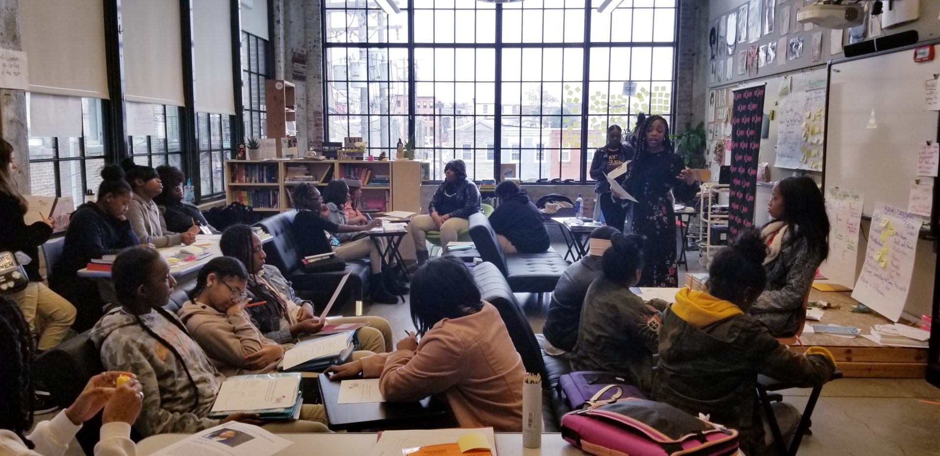 Radio Station 92Q Jams Visits BDS ELA Class – Pic Spotlight