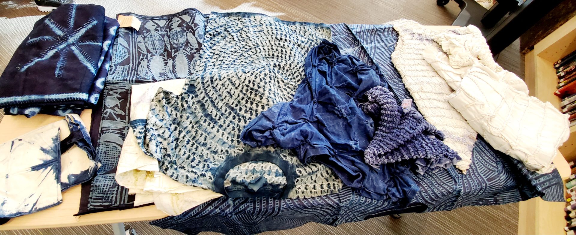 Master Adire Artist, Gasali Adeyemo Visited 6th Grade Designers Today ...