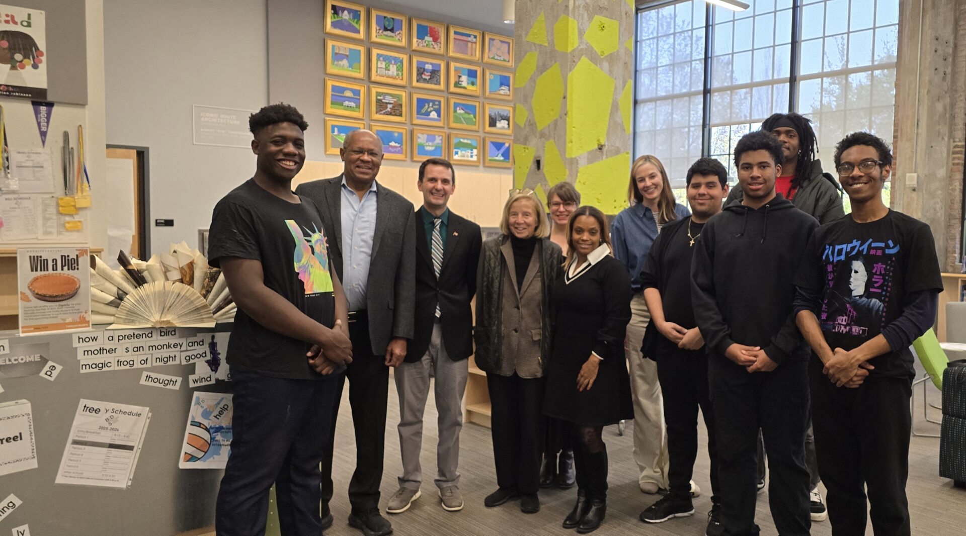 Community and Literacy Leaders Visit Baltimore Design School in Support ...
